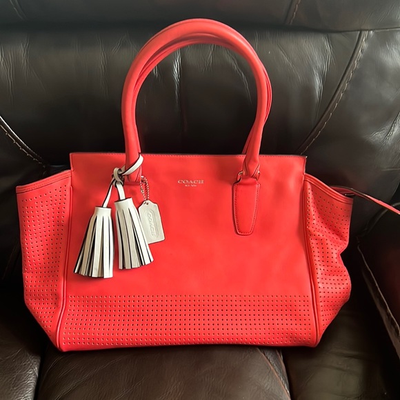 Coach | Bags | Coach Candace Carryall Perforated | Poshmark
